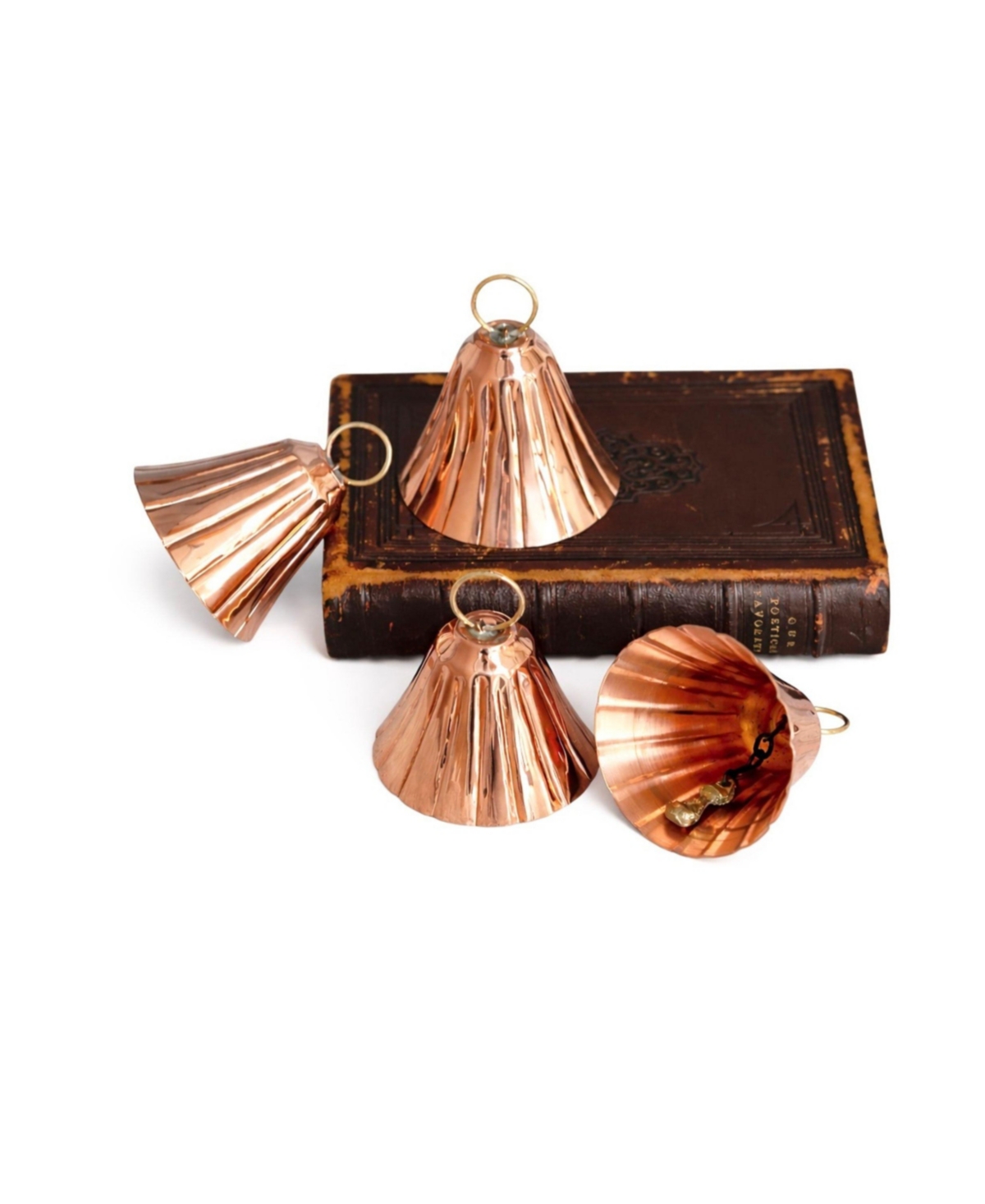 Click here for Coppermill Kitchen  Cmk Copper Bell Ornaments - Se... prices