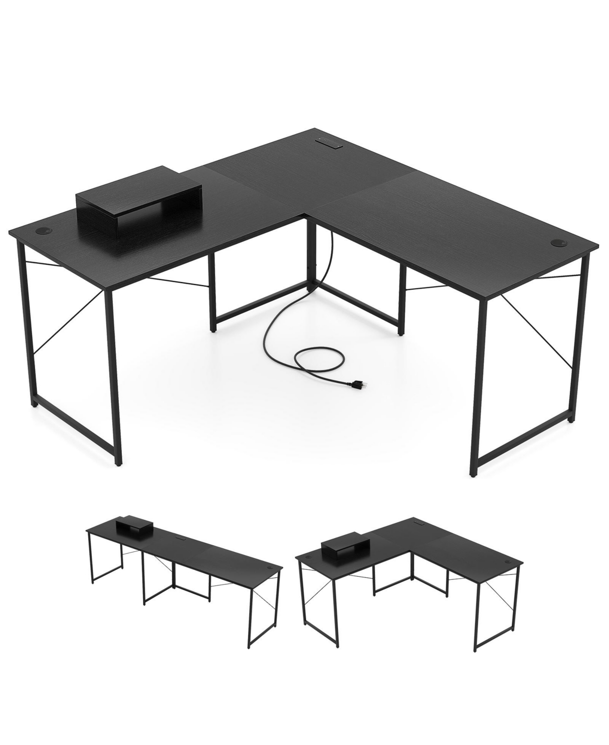 Click here for Sugift 95 Inch 2-Person L-Shaped Long Reversible C... prices