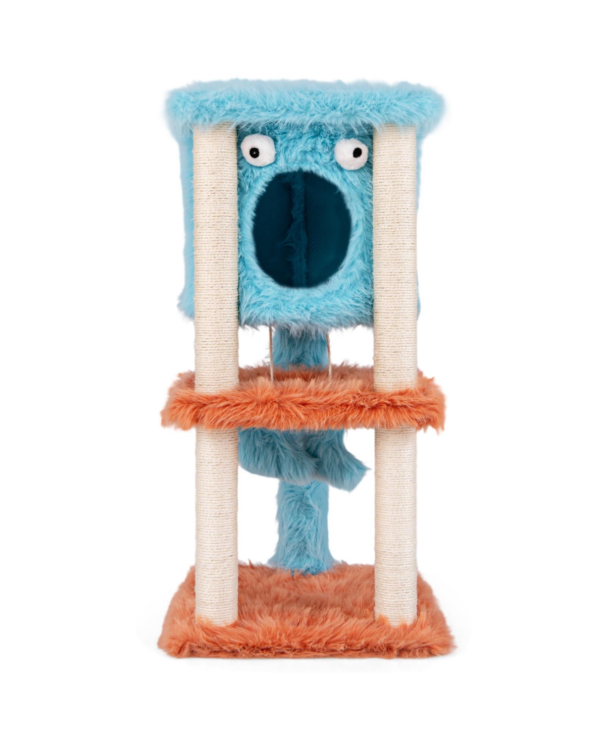 Click here for Cozito Cat Tower Monster-Themed with Hanging Condo... prices