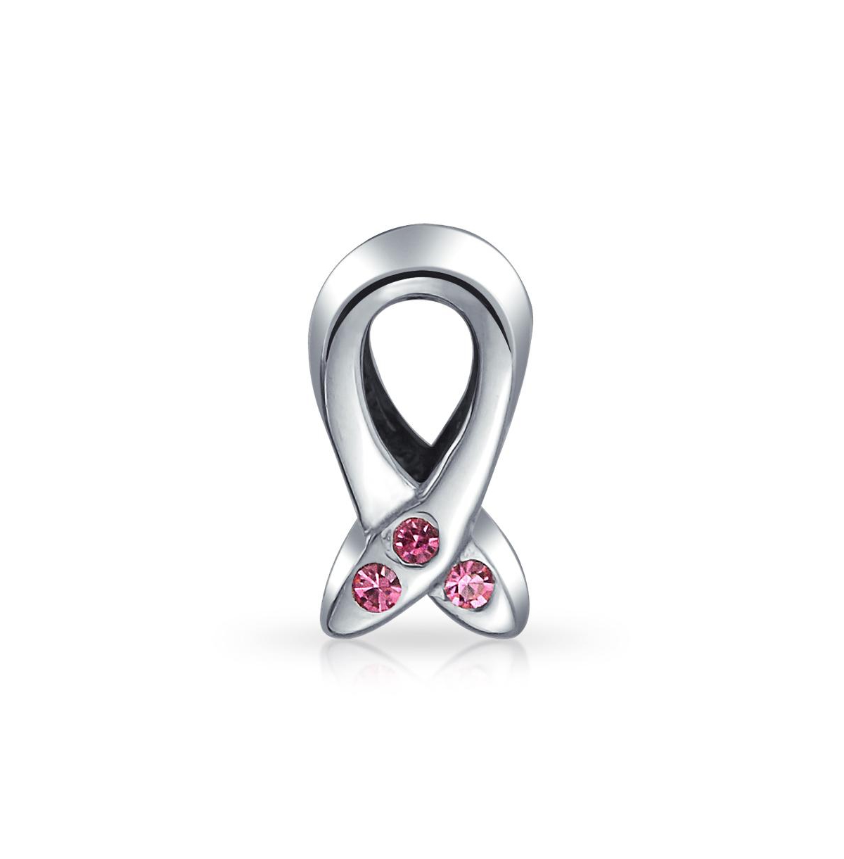 Click here for Bling Jewelry Cz Ribbon Breast Cancer Survivor Sup... prices