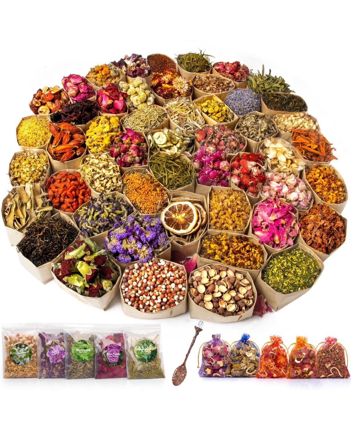 Click here for Gnuadz 50 bags Dried Flowers Herbs Kit - Multi prices