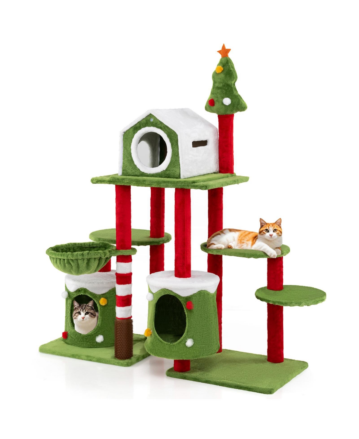 Click here for Cozito Cat Tree 58 in Multi-Level with Condos and... prices