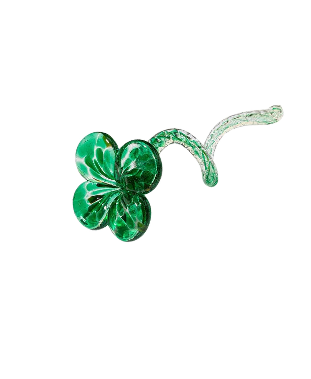 Click here for Uncommon Goods Glass Good Luck Clover - Green prices