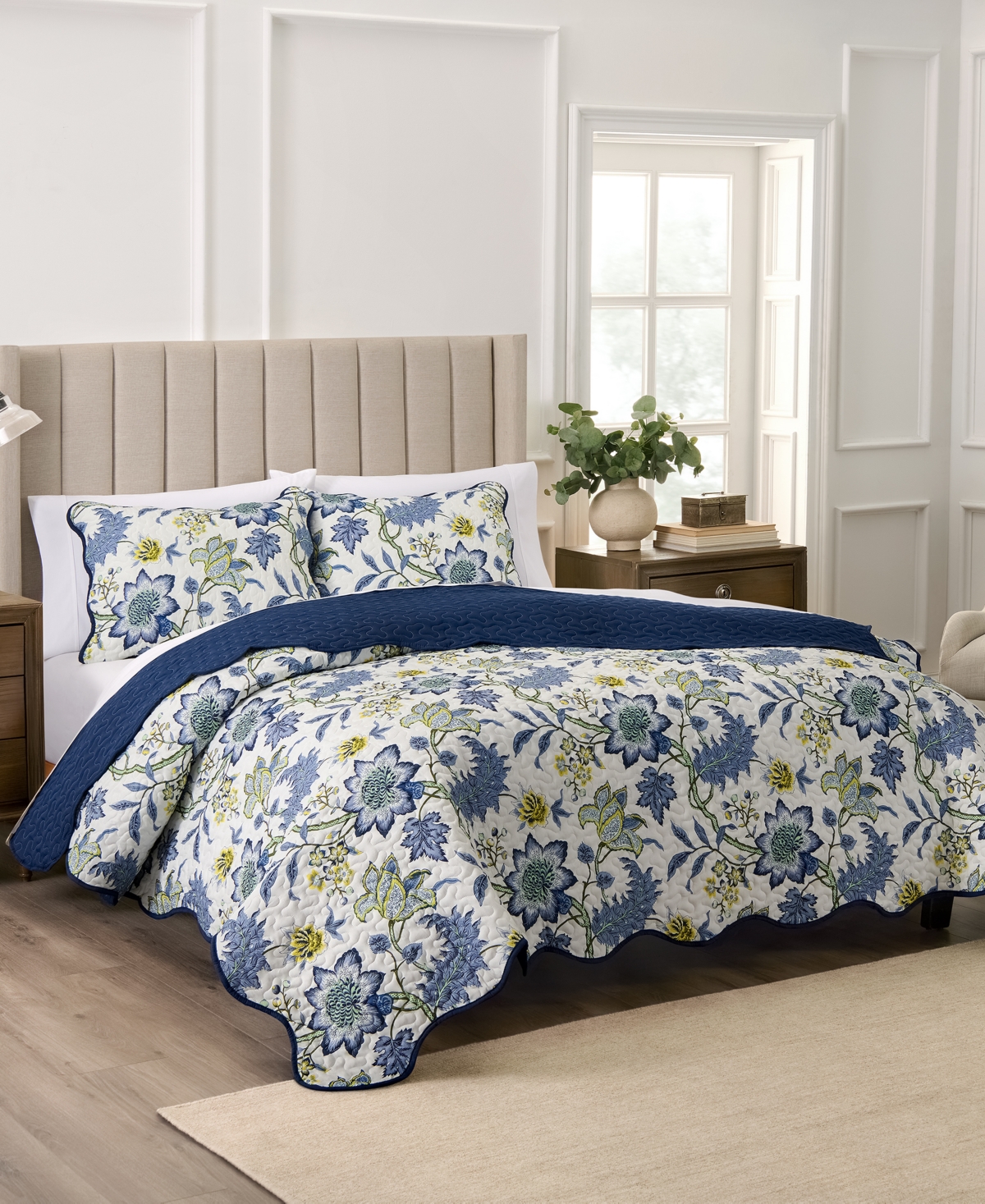 Click here for Waverly Maldives Percale 3-Pc. Quilt Set  King - B... prices