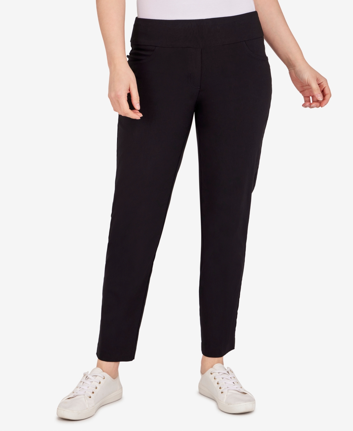 Click here for Ruby Rd. Plus Size Mid-Rise Ankle Pants - Black prices