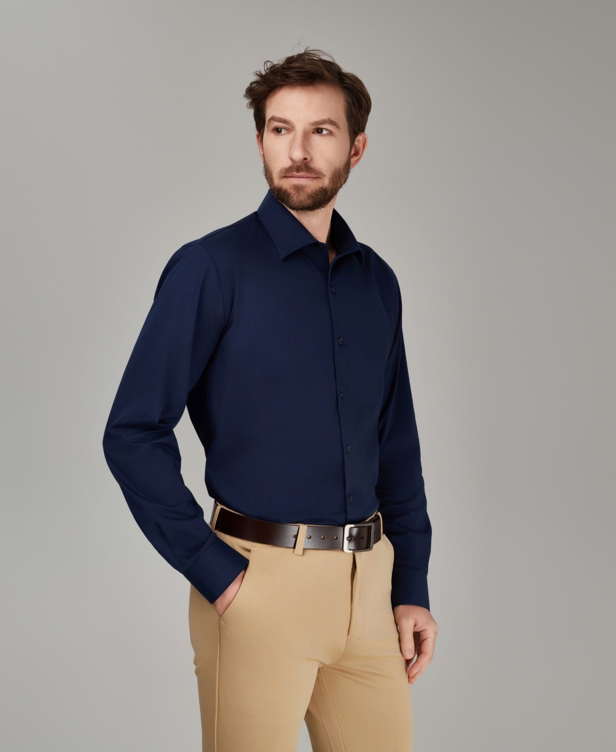 Click here for Alfani Mens Regular Fit Solid Dress Shirt  Macys E... prices