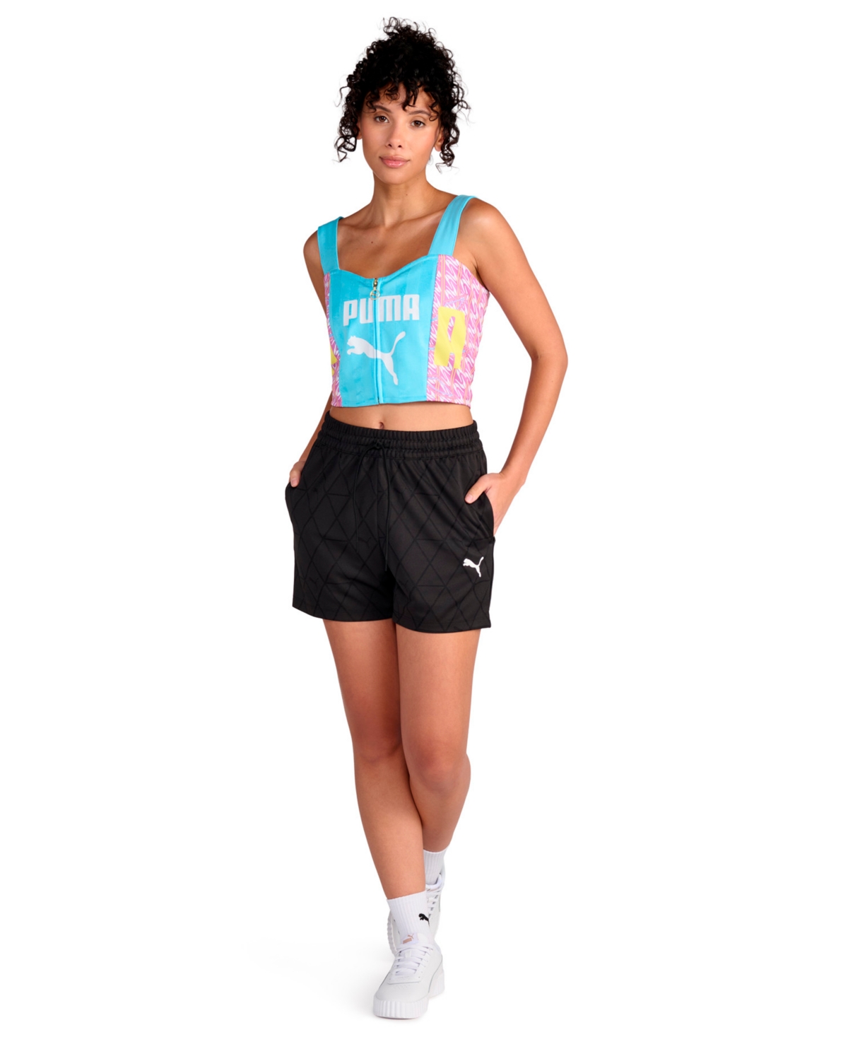 Click here for Puma Womens Sleeveless Jersey Tank Top - Vibrant B... prices