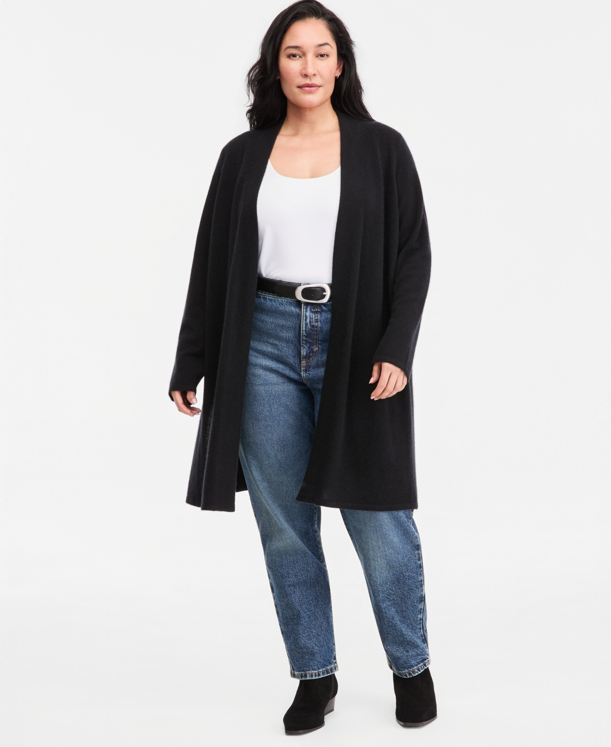 Click here for Charter Club Plus Size Cashmere Open Cardigan  Mac... prices