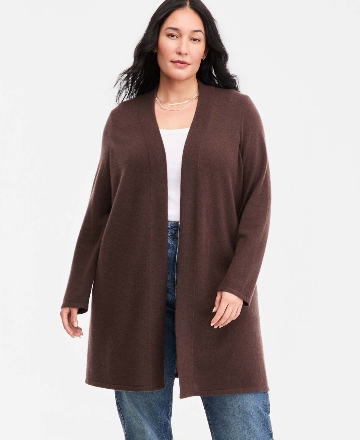 Click here for Charter Club Plus Size Cashmere Open Cardigan  Mac... prices