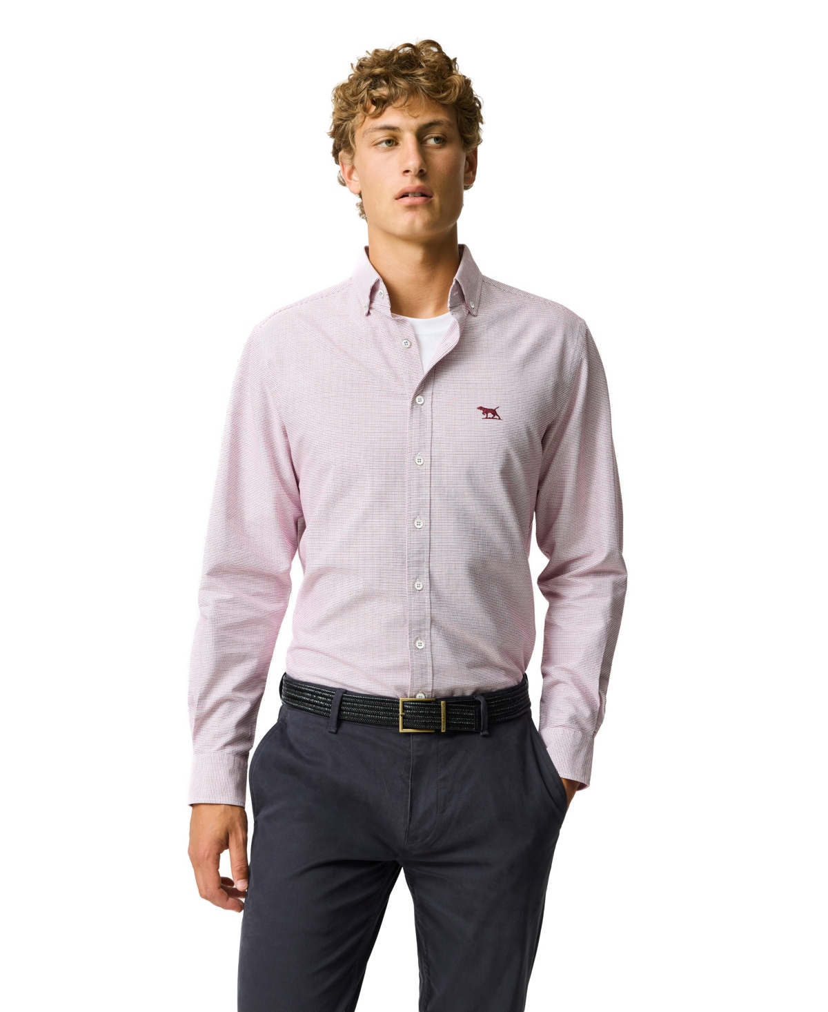 Click here for Rodd & Gunn Mens Gunn Oxford Crossing Sport Fit Co... prices