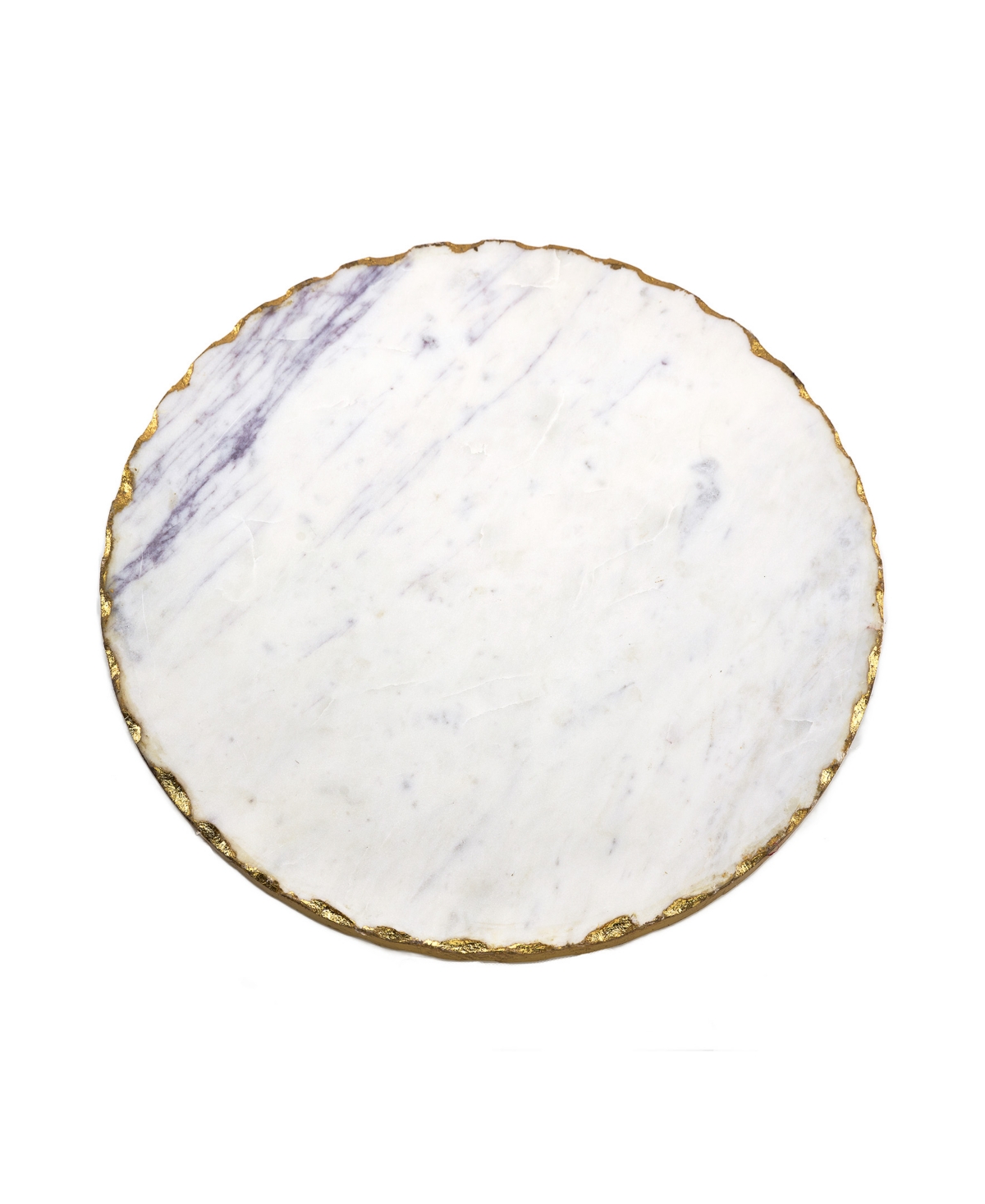 Click here for Godinger Lavi Large Marble Edge 16 Lazy Susan - Wh... prices