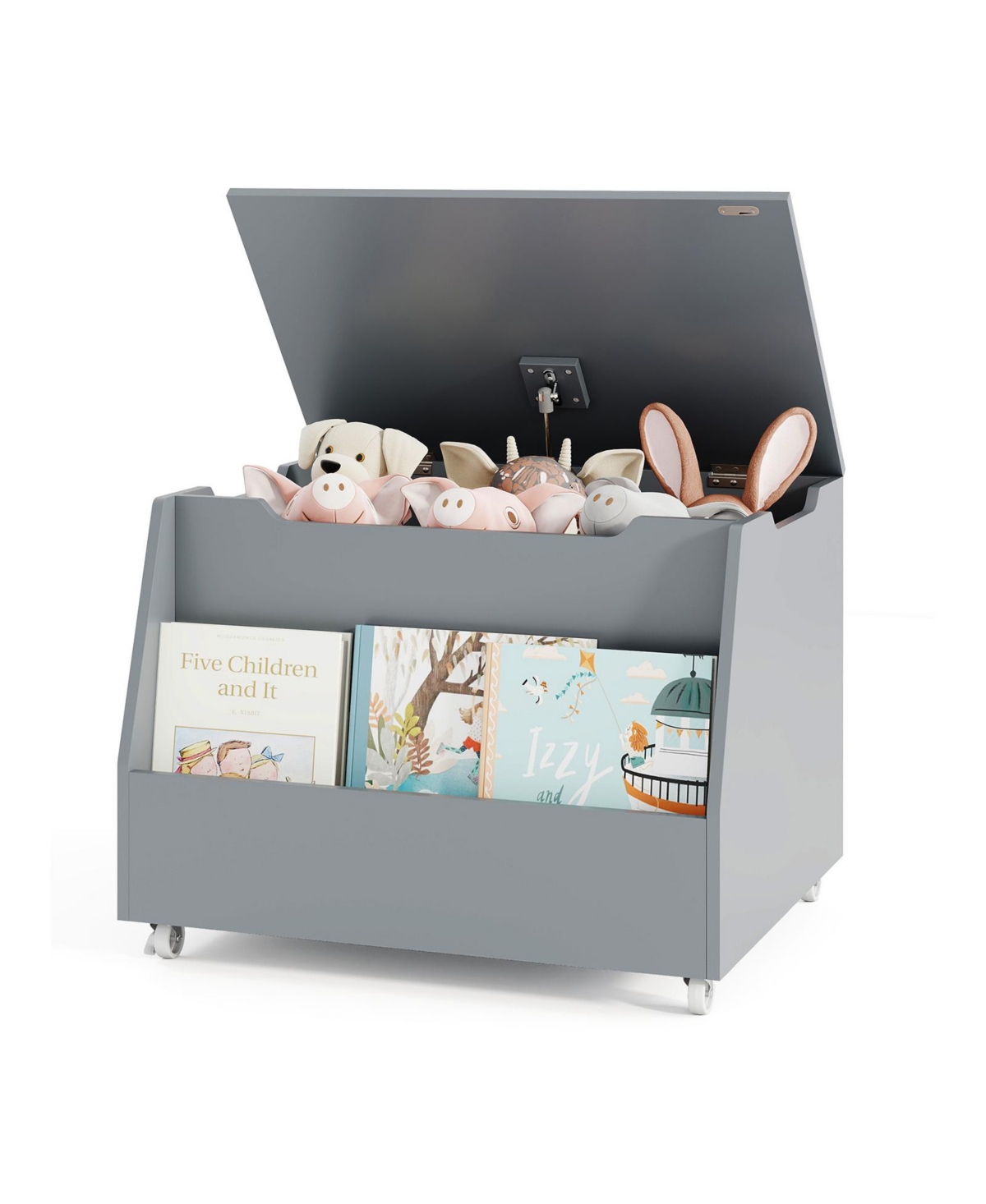 Click here for Gouun Wooden Mobile Toy Storage Organizer with Boo... prices