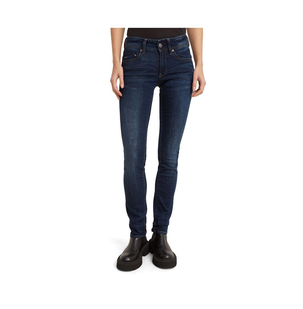 Click here for G-Star Womens Midge Straight Jeans - Dark aged prices