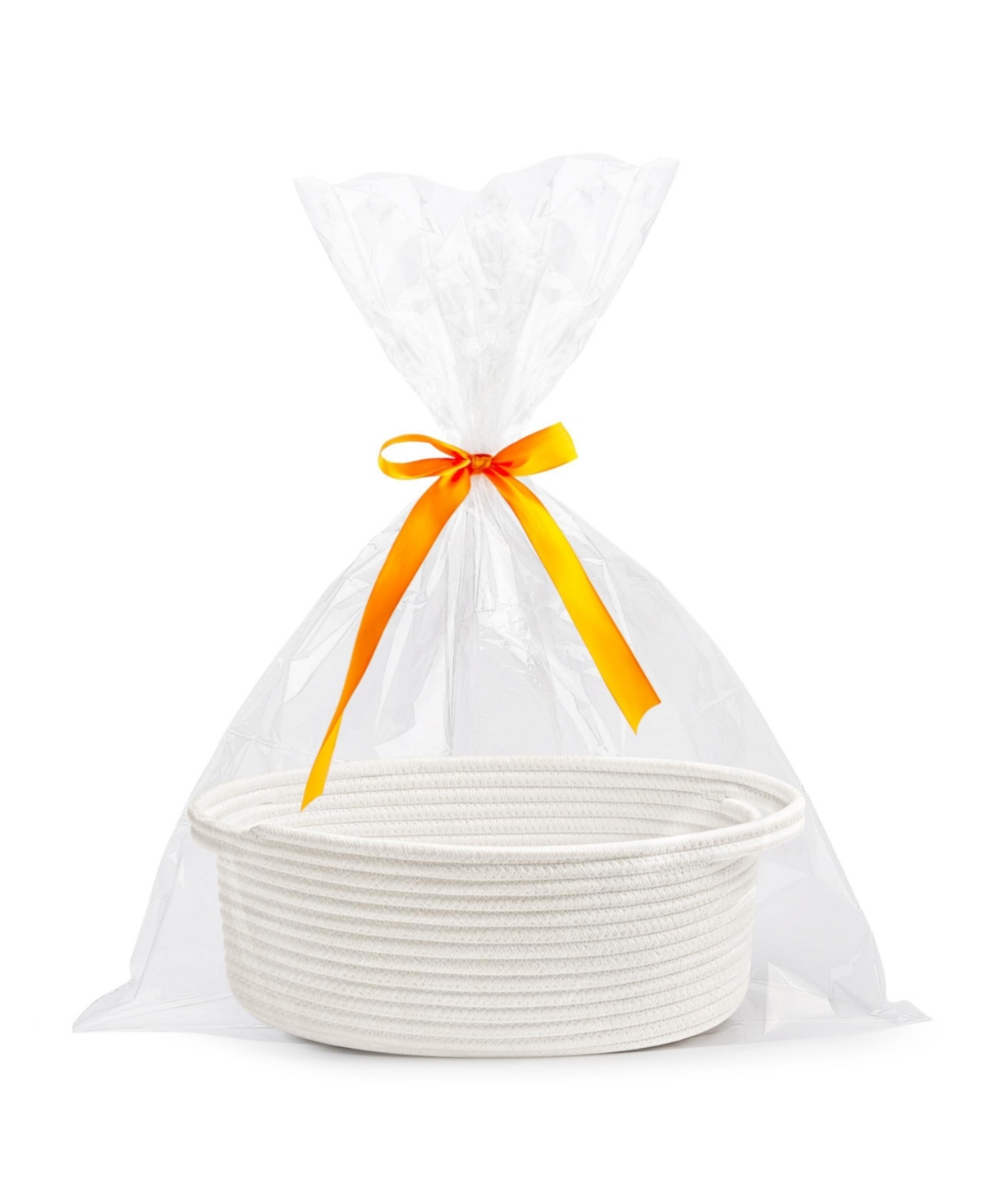 Click here for Gnuadz Woven Basket Gift Storage Rope Handles - Wh... prices