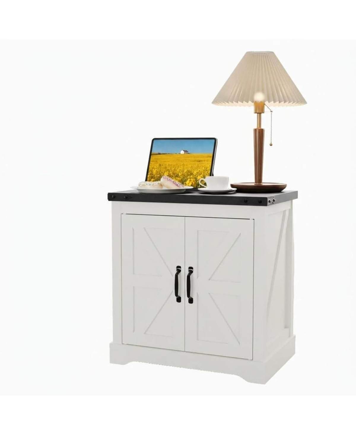 Click here for gaomon Farmhouse Bedside Table with Usb Charging S... prices