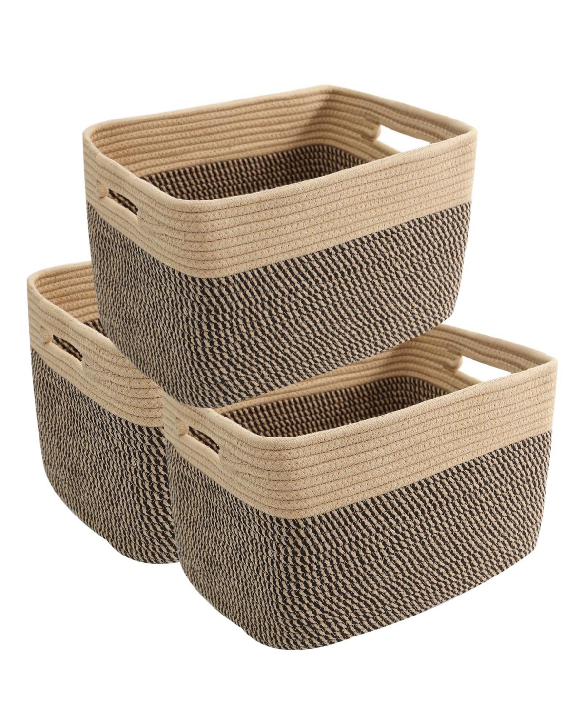 Click here for Gnuadz 3 Pack Woven Storage Baskets Organizing Bin... prices