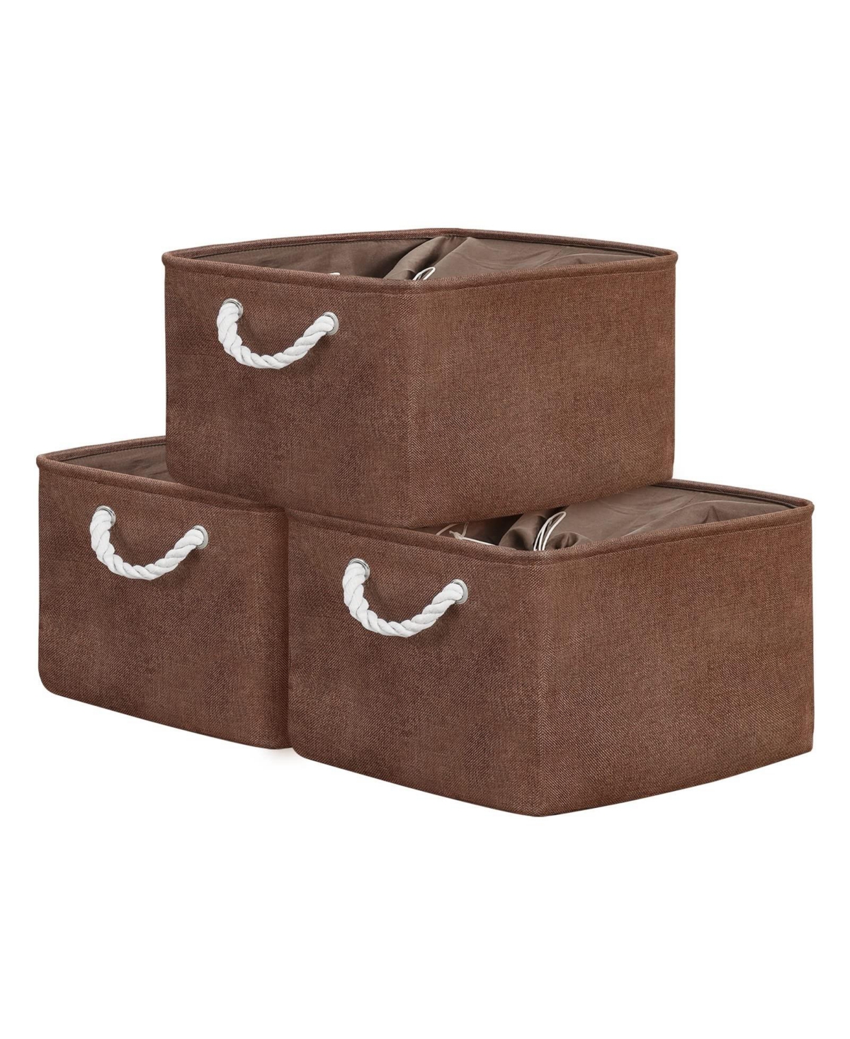 Click here for Gnuadz 3pack Storage Bins Canvas Basket Organizer... prices