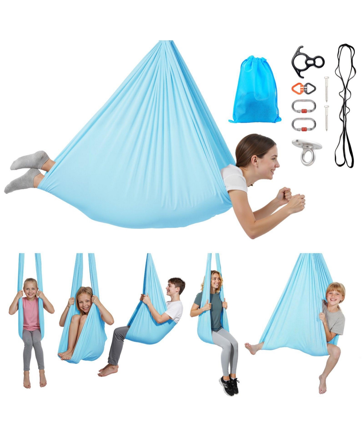 Click here for Mecale Aerial Yoga Hammock Swing 300 lbs Nylon for... prices