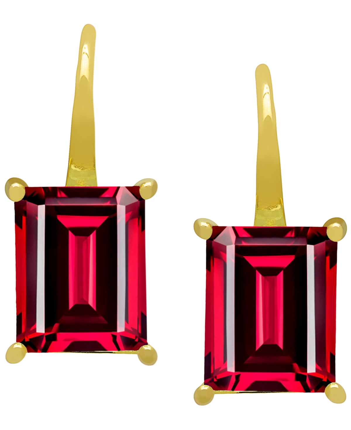 Click here for Macys Lab Grown Ruby (8.6 ct. t.w.) Drop Earrings... prices