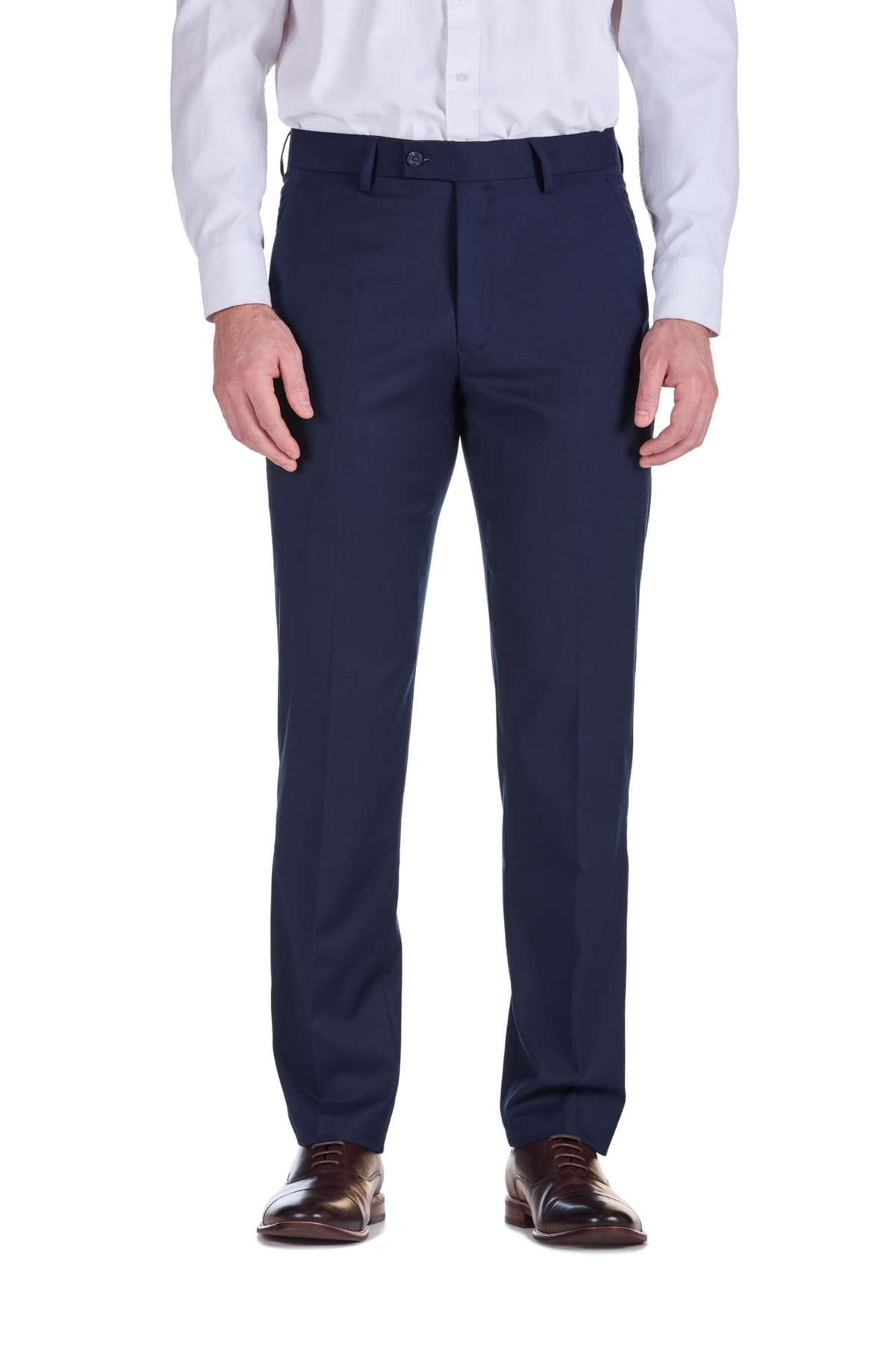 Click here for Gino Vitale Mens Slim Fit Stretch Dress Pant - Nav... prices