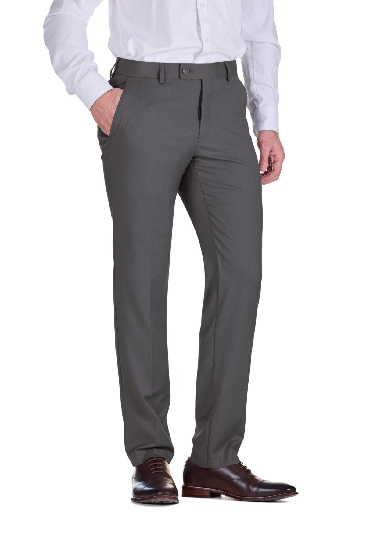 Click here for Gino Vitale Mens Slim Fit Stretch Dress Pant - Dar... prices