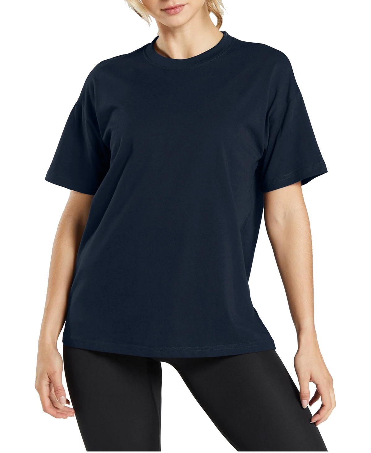 Click here for Blue Ice Womens Loose Fitting Short Sleeve Crew Ne... prices