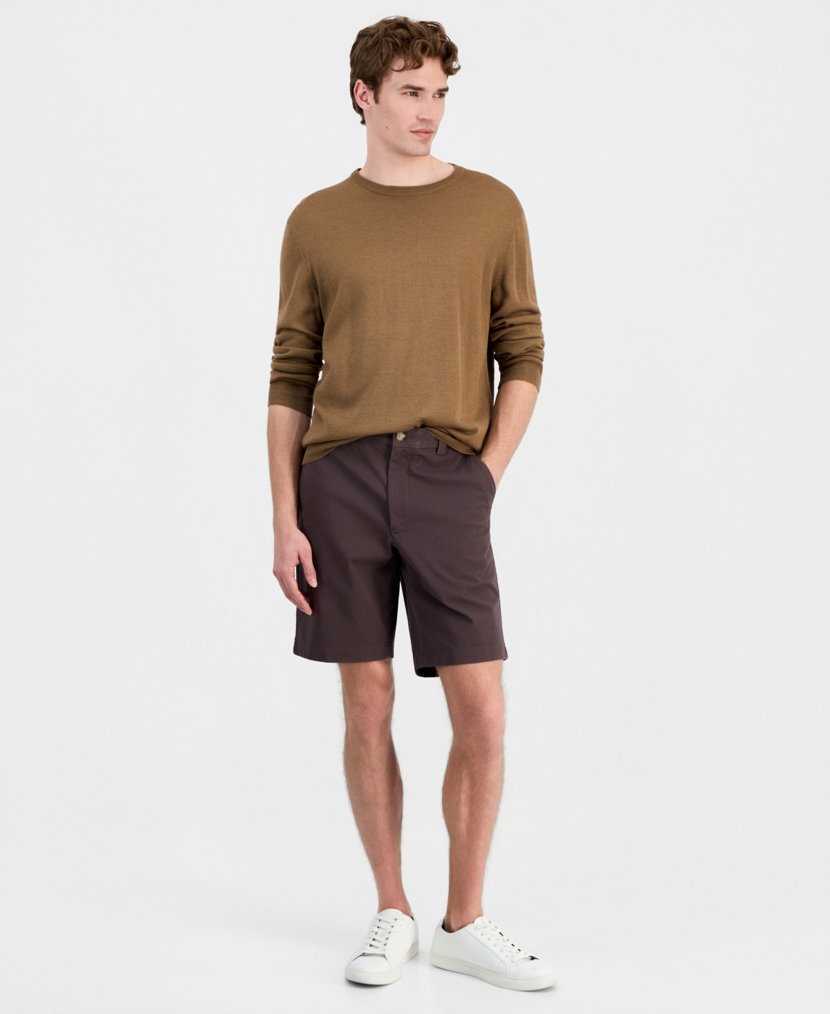 Click here for Club Room Mens Regular-Fit 9 4-Way Stretch Shorts... prices