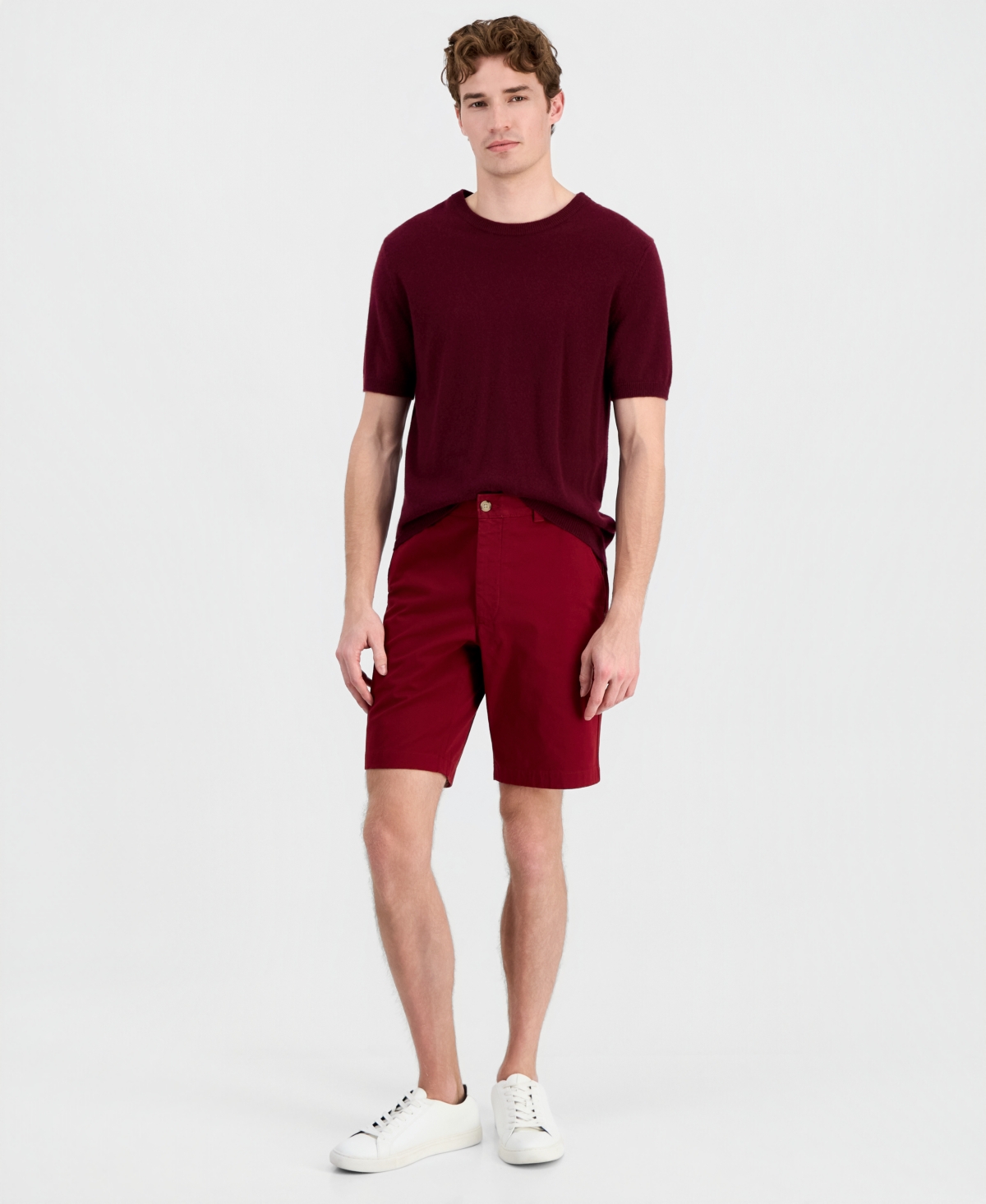 Click here for Club Room Mens Regular-Fit 9 4-Way Stretch Shorts... prices
