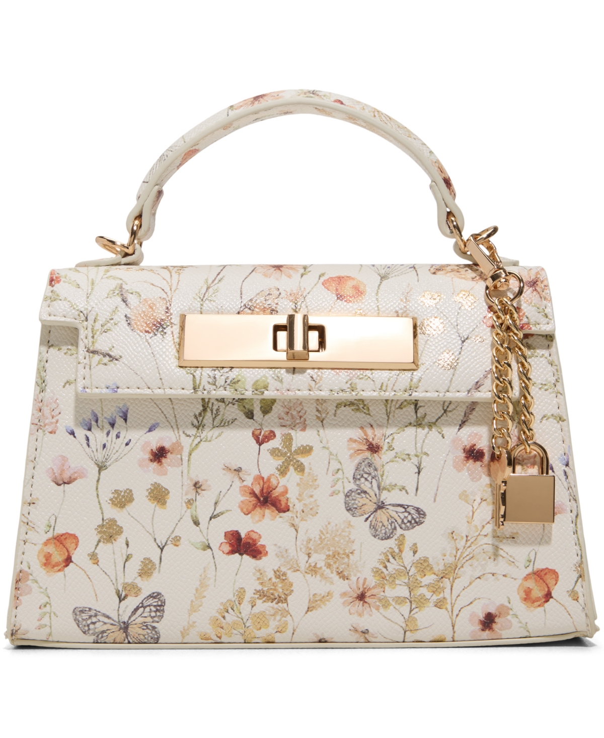 Click here for Aldo Leoraa Mini Top Handle Satchel Handbag - Mix... prices