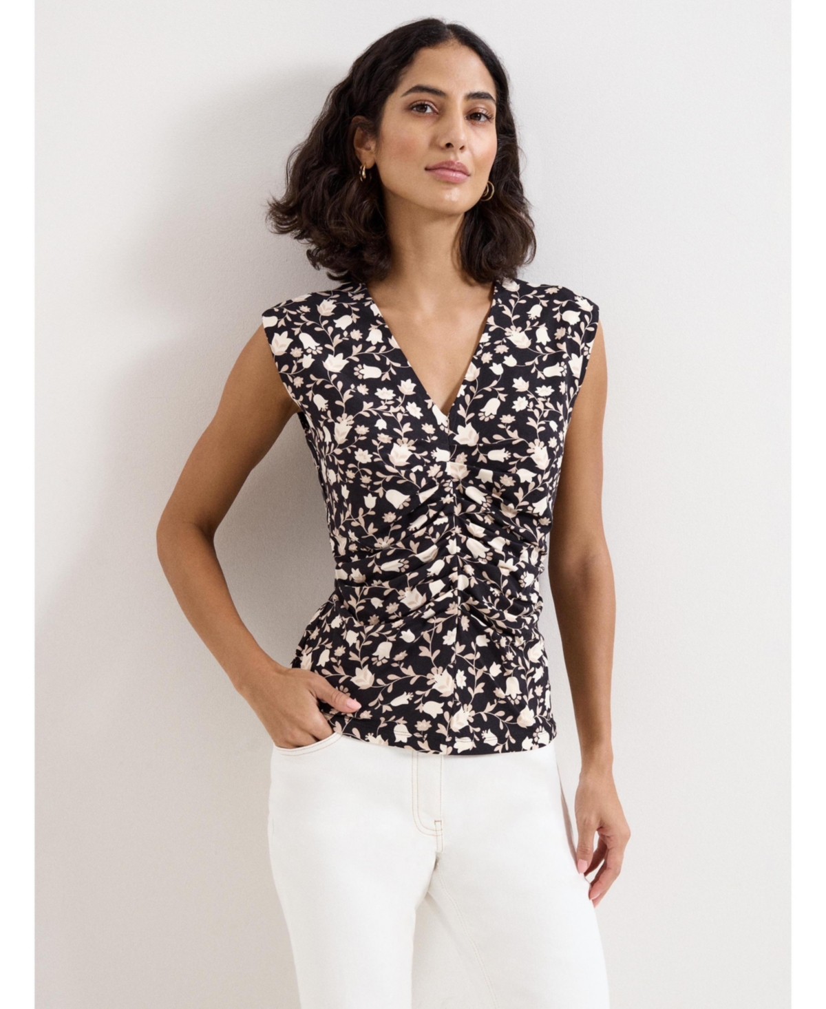 Click here for Phase Eight Womens Sophia V-Neck Sleeveless Top prices