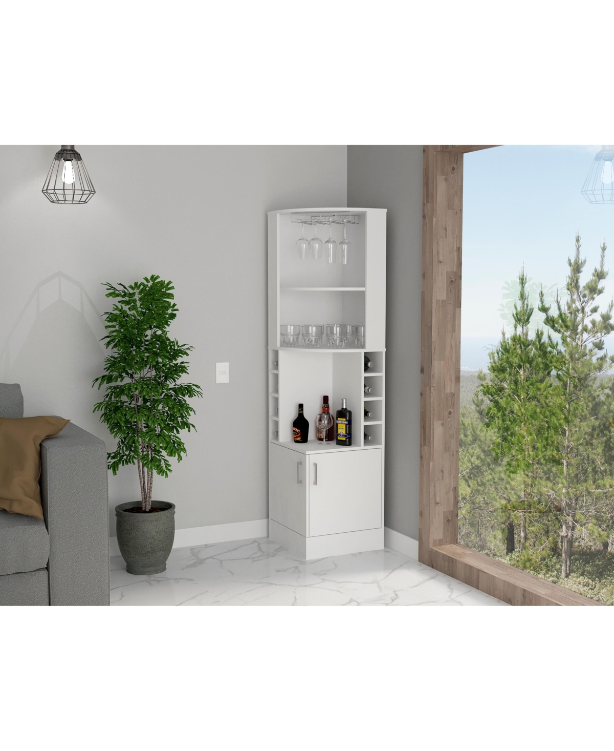 Click here for Flynama Bar Cabinet with 2 Cabinets  1 Shelf Neutr... prices