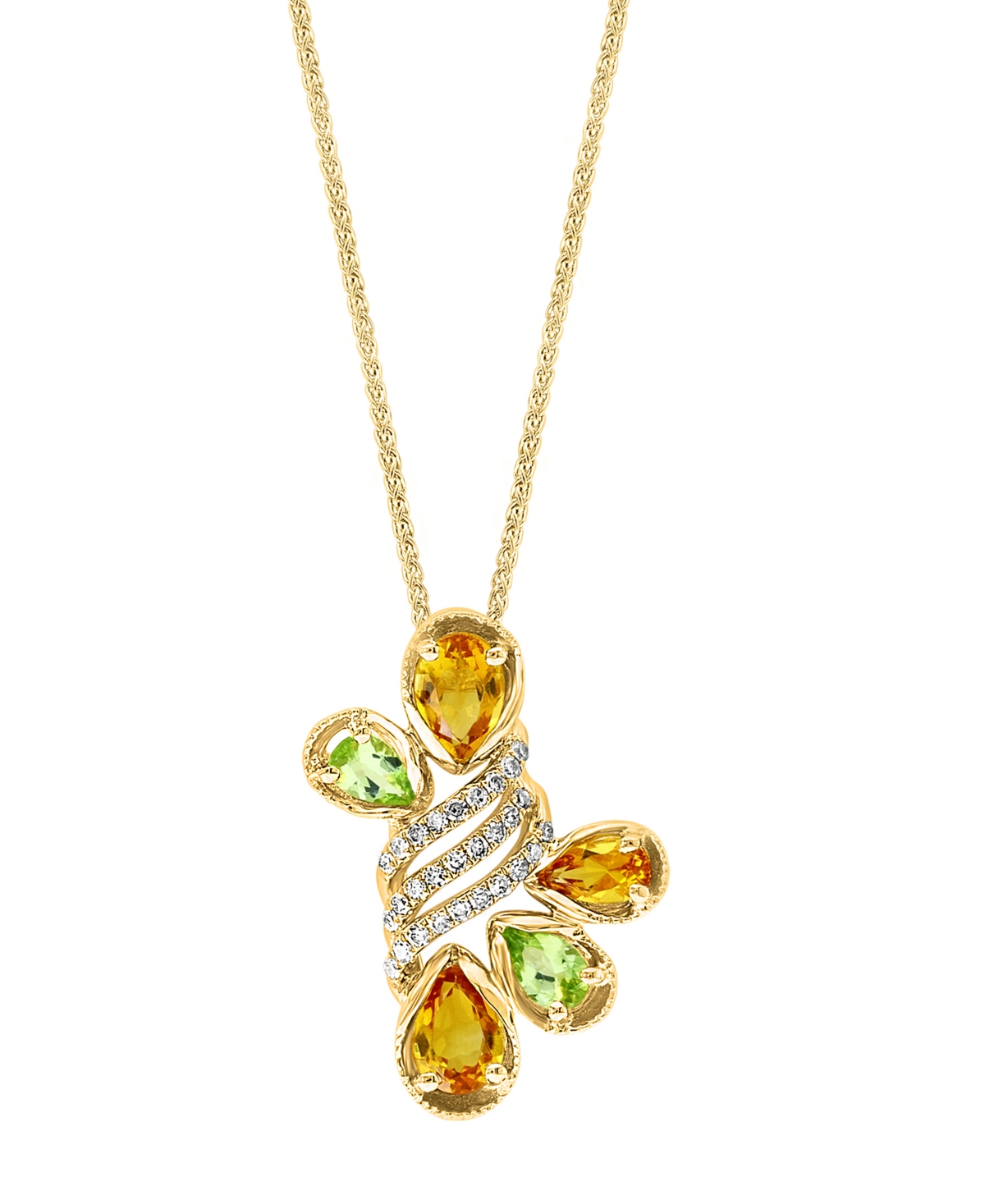 Click here for Lali Jewels Citrine (1 ct. t.w.)  Peridot (2/5 ct.... prices