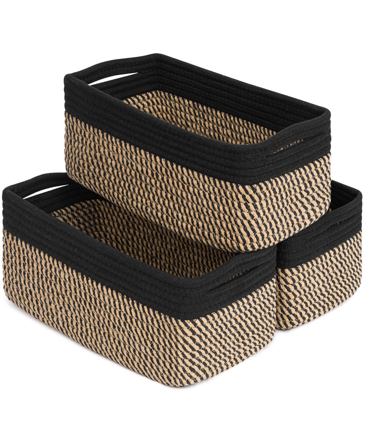 Click here for Gnuadz 3Pack Rope Shelf Basket Woven Organizing Bi... prices