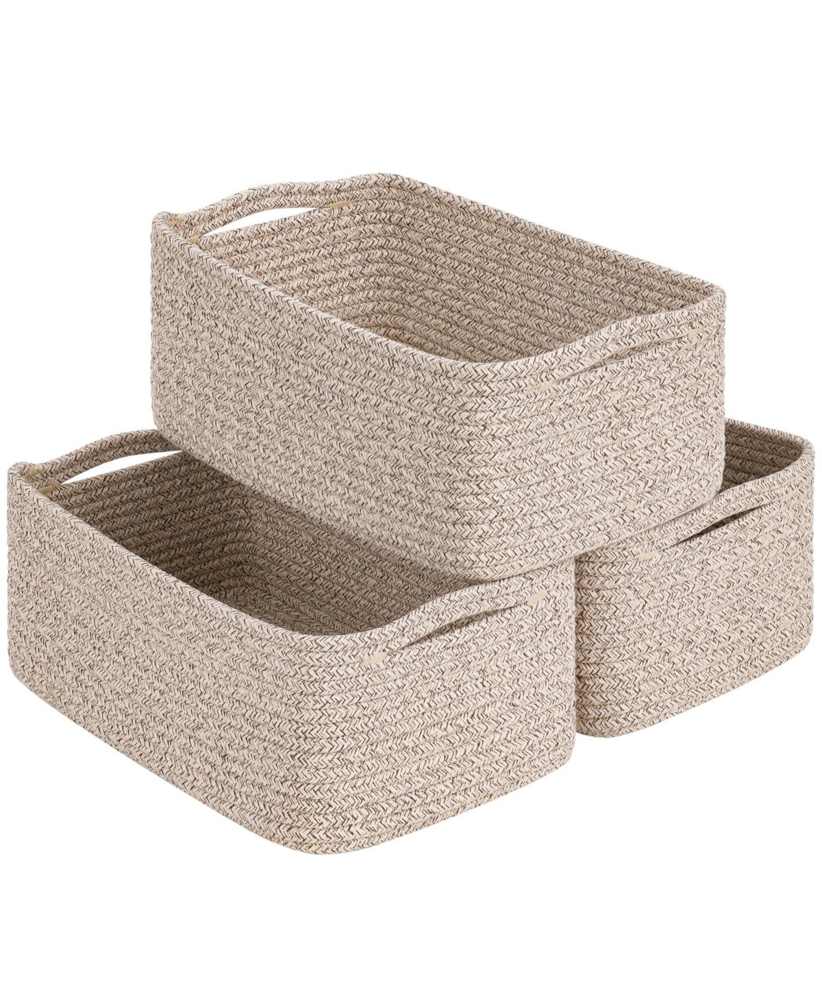 Click here for Gnuadz 3Pack Rope Shelf Basket Woven Organizing Bi... prices
