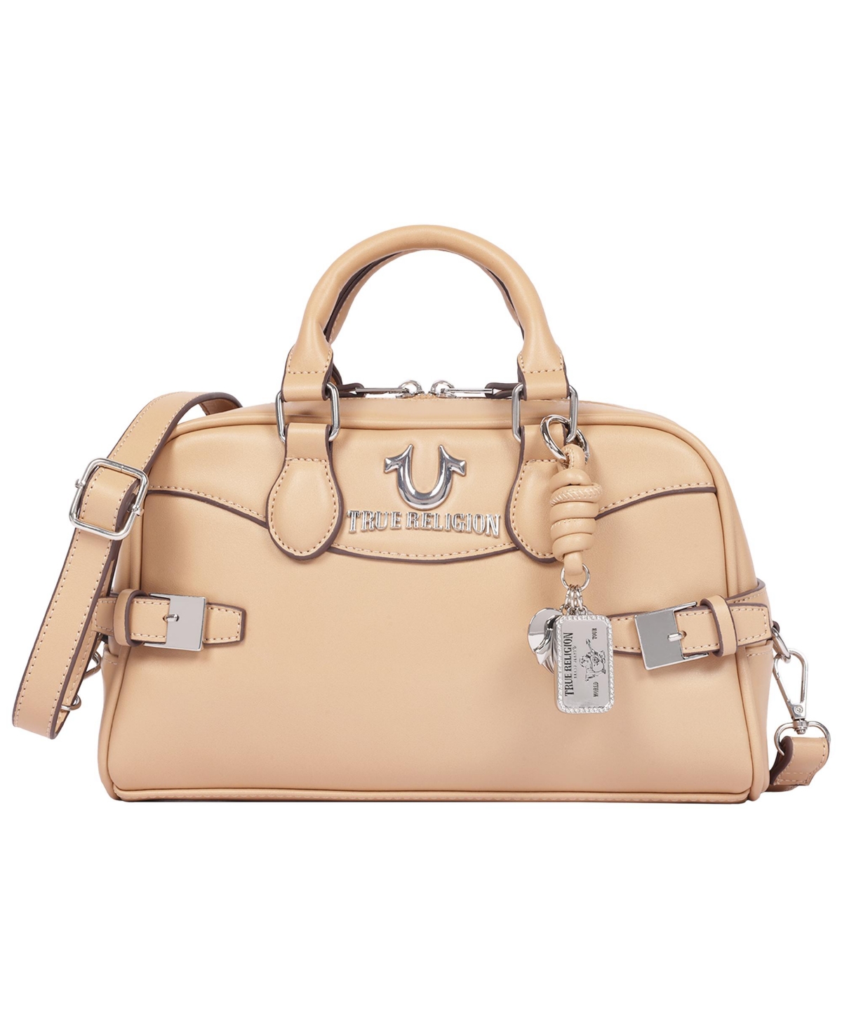 Click here for True Religion Brooks Smooth Pu Belted Satchel - Wo... prices