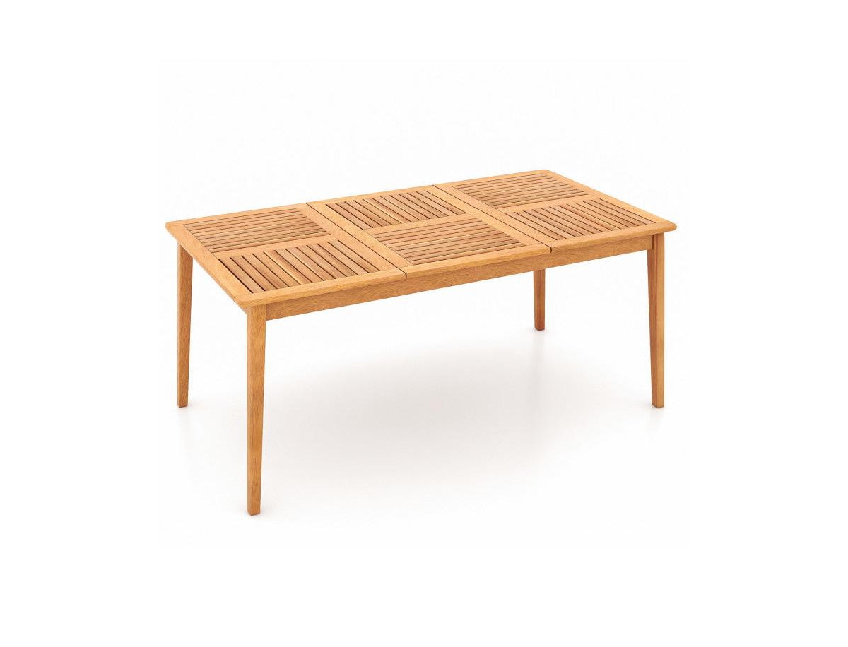 Click here for Lucky One 6-Person Outdoor Acacia Wood Rectangular... prices