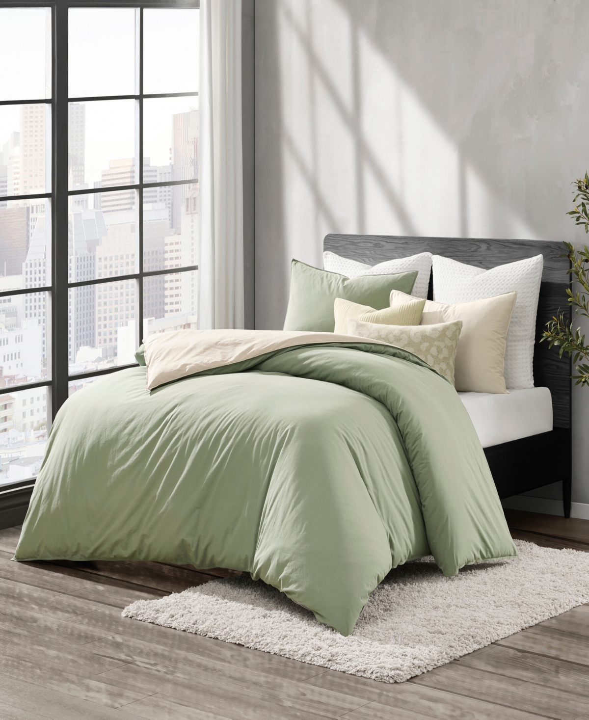 Click here for Dkny Reversible Vintage Washed Cotton 3-Pc. Duvet... prices