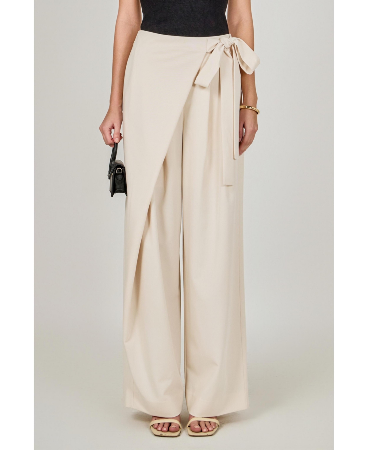 Click here for endless rose Womens Strap Tie Wrapped Pants - Ivor... prices
