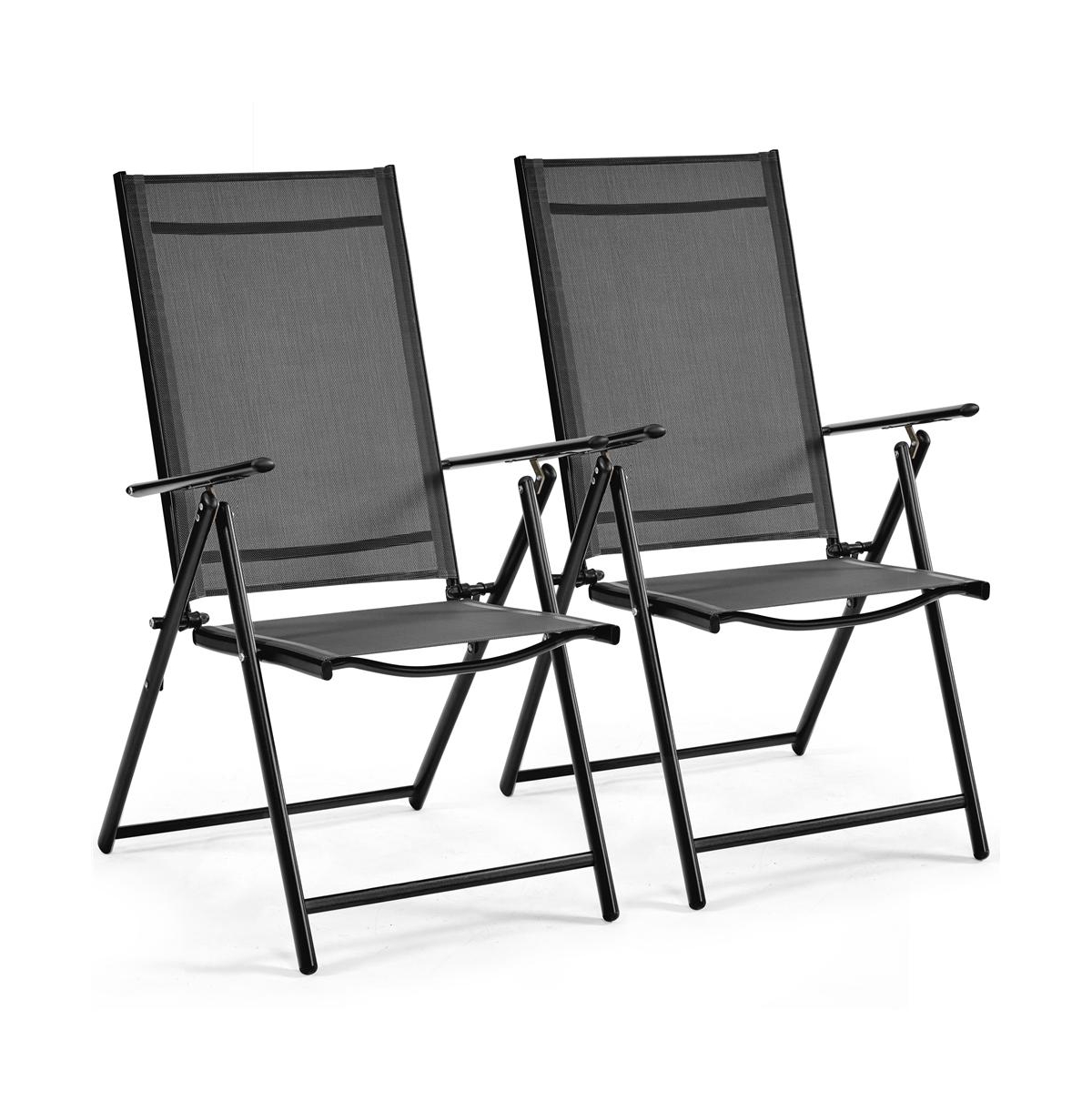Click here for Yaheetech Set of 2 Outdoor Texteline Folding Dinin... prices