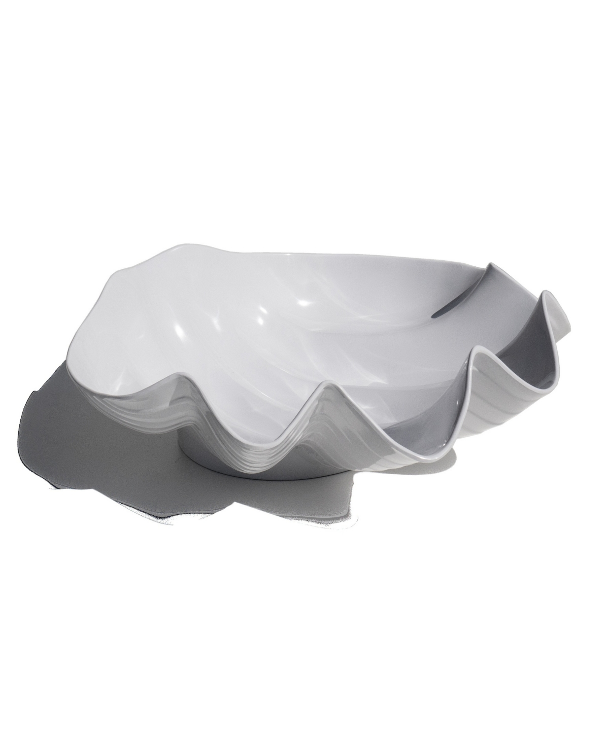 Click here for Abode Homewares Coastal Shell Platter - White prices