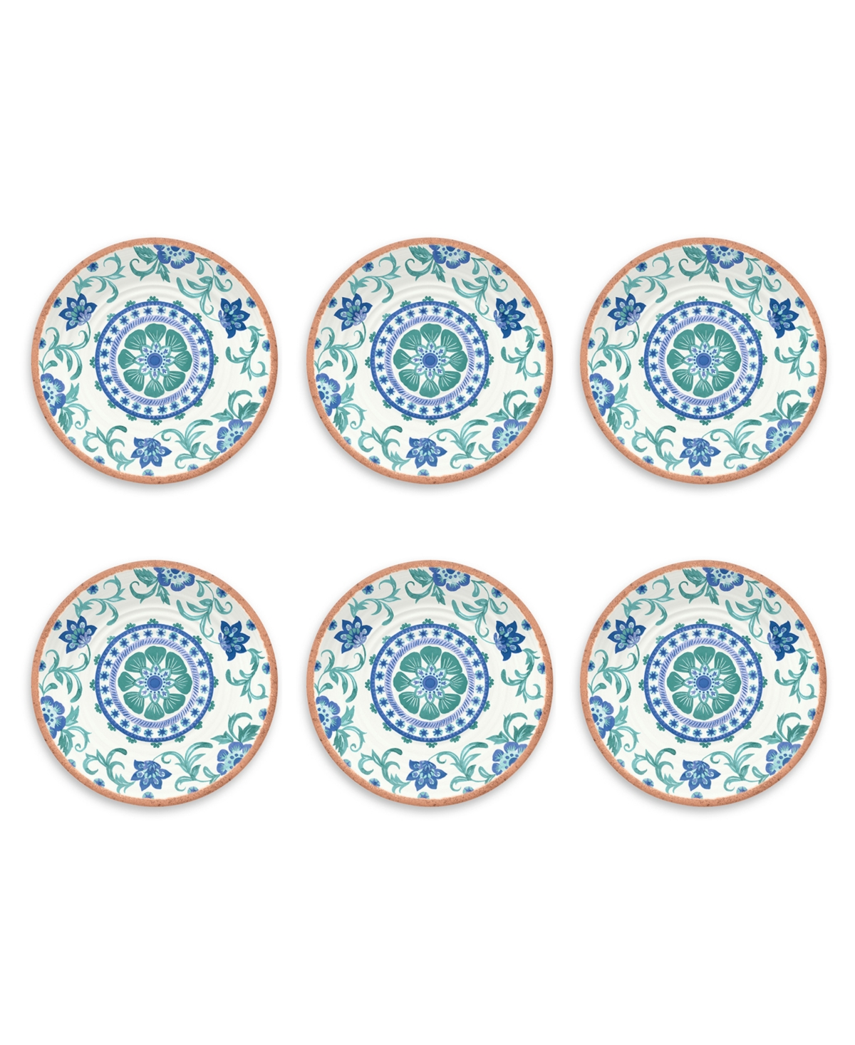 Click here for Abode Homewares Rio Turquoise Floral Melamine Sala... prices