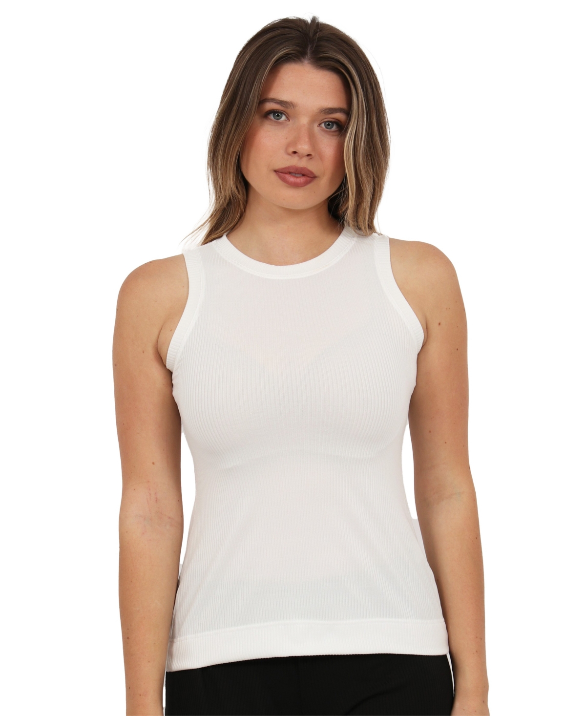 Click here for 24seven Comfort Apparel Womens Ribbed Knit Sleevel... prices