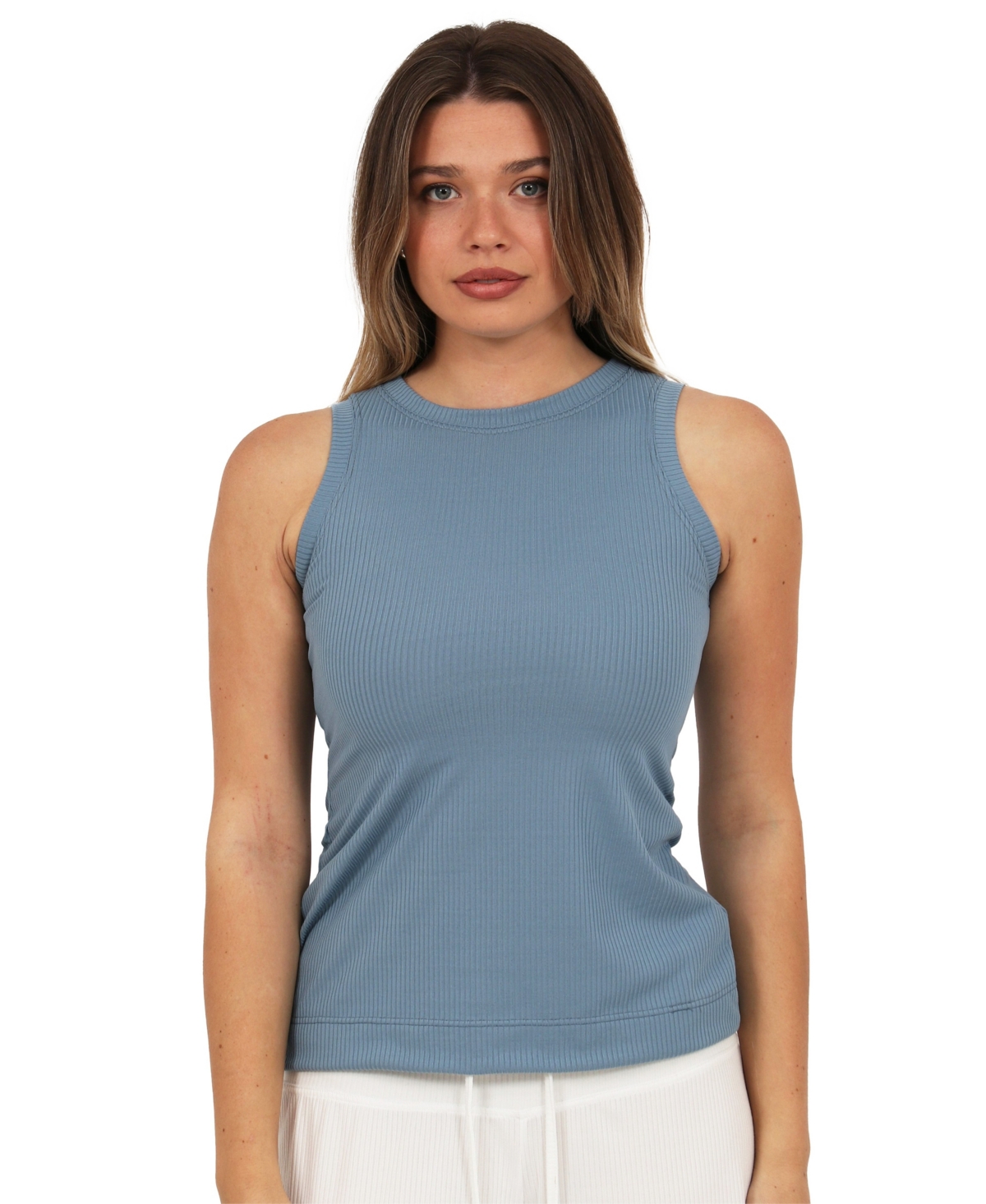 Click here for 24seven Comfort Apparel Womens Ribbed Knit Sleevel... prices