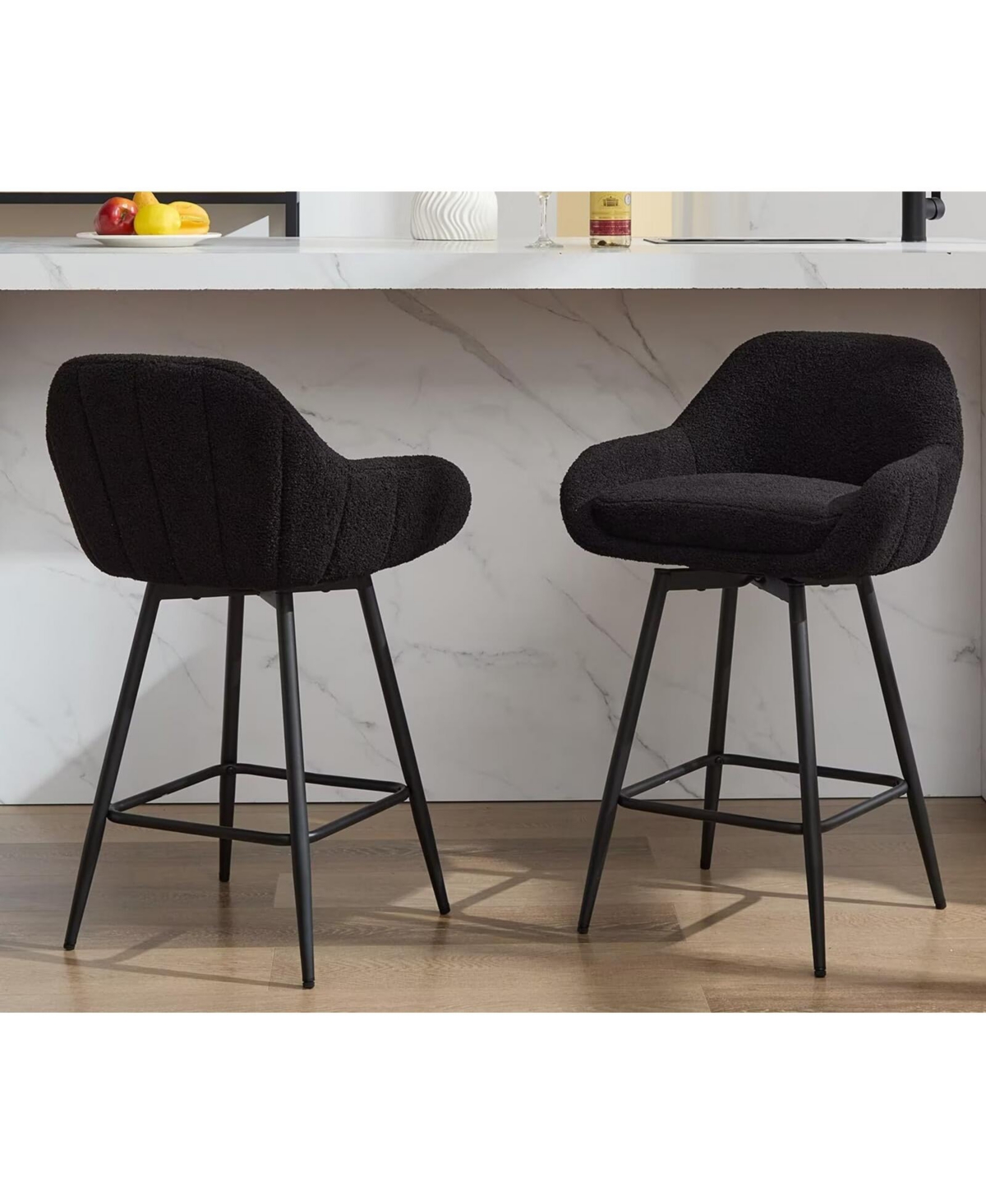 Click here for gaomon Dining Chair Modern Swivel Bar Stools Set o... prices