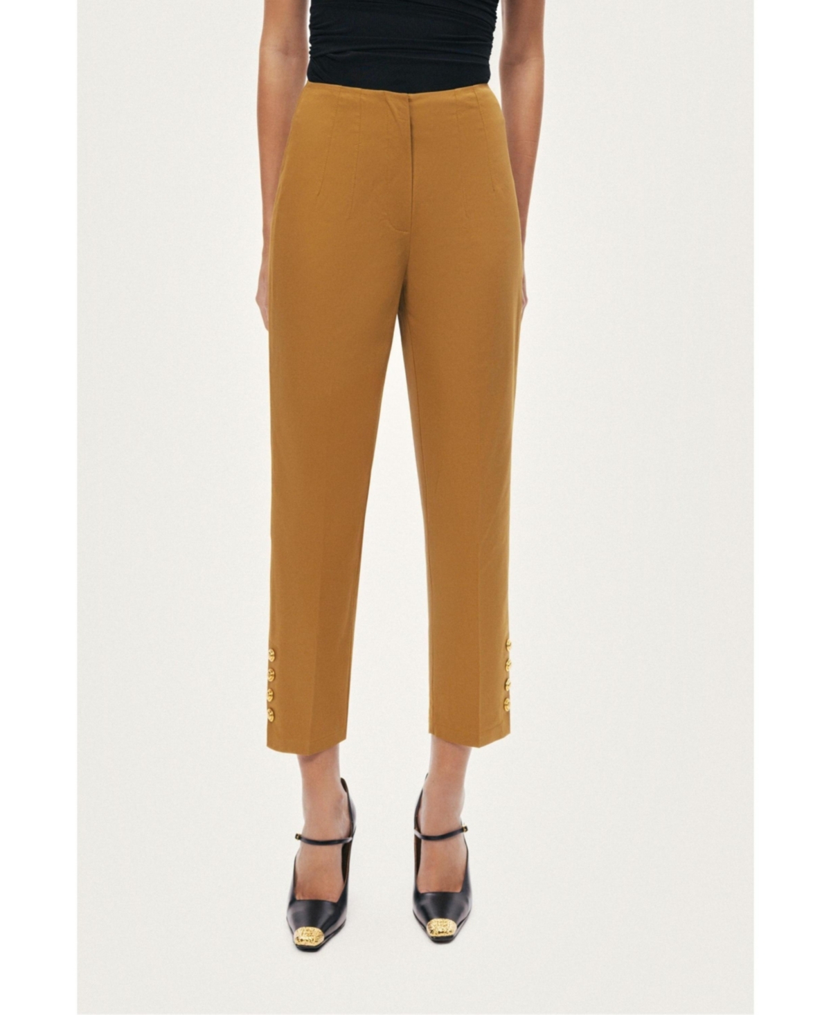 Click here for Nocturne Womens Tailored Ankle-Length Pants - Came... prices