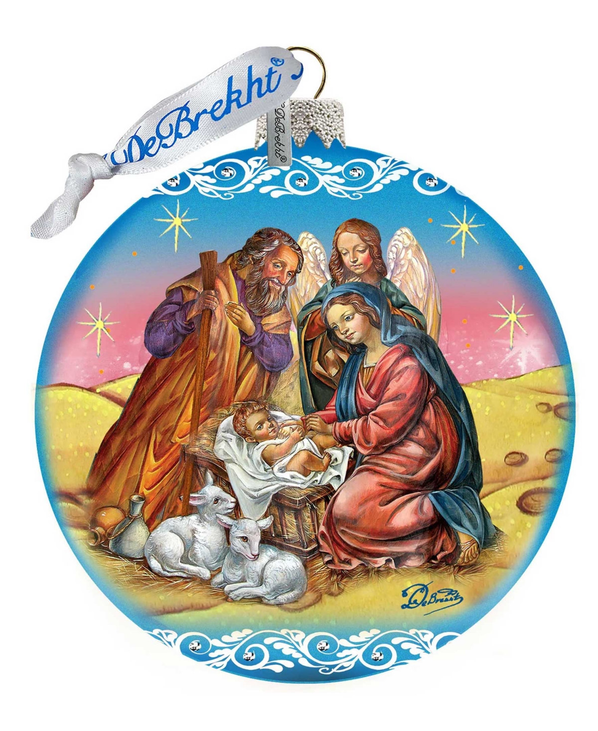 Click here for G.DeBrekht Limited Edition Nativity Ball In Blue G... prices
