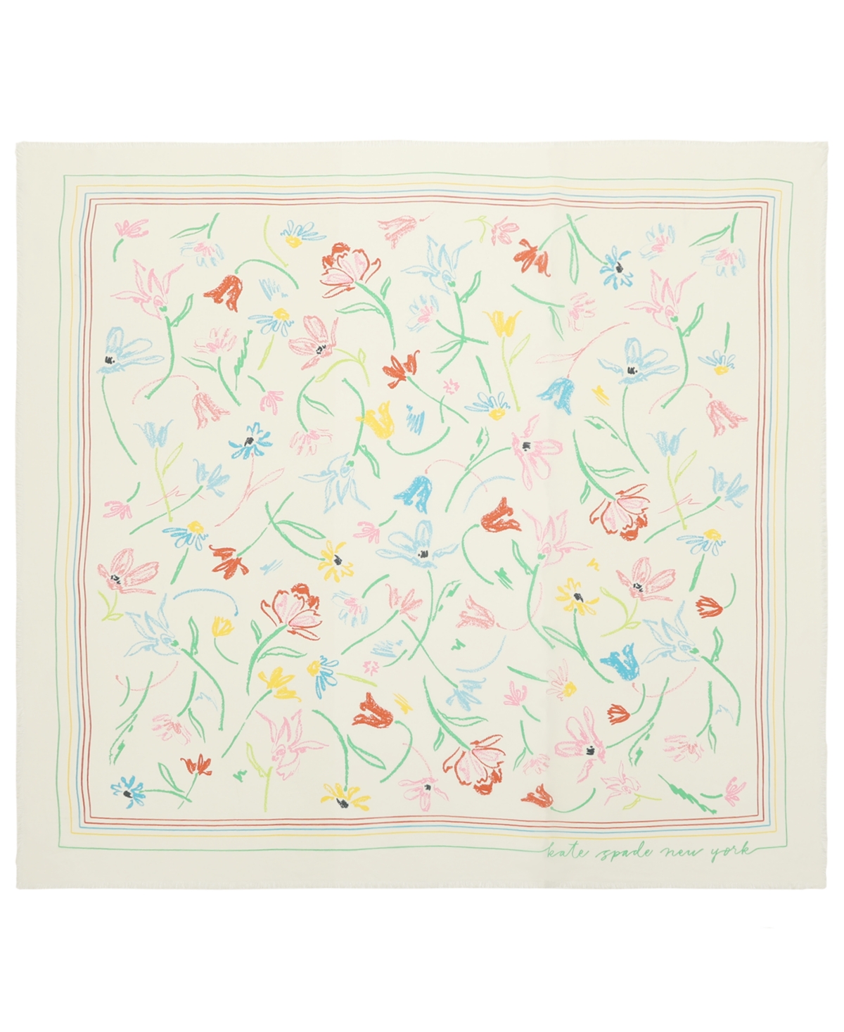 Click here for kate spade new york Joyful Garden Large Square Sca... prices