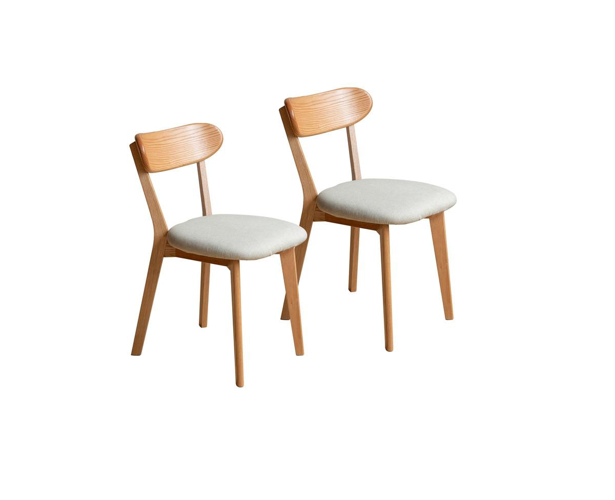 Click here for sumyeg 2 Piece Solid Oak Wood Fas Grade Dining Cha... prices