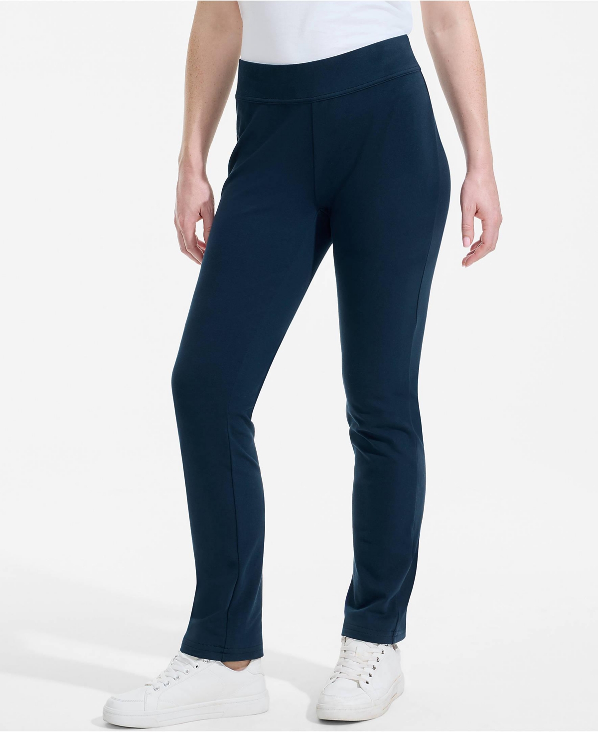 Click here for Lands End Petite Starfish Mid Rise Slim Leg Pants... prices