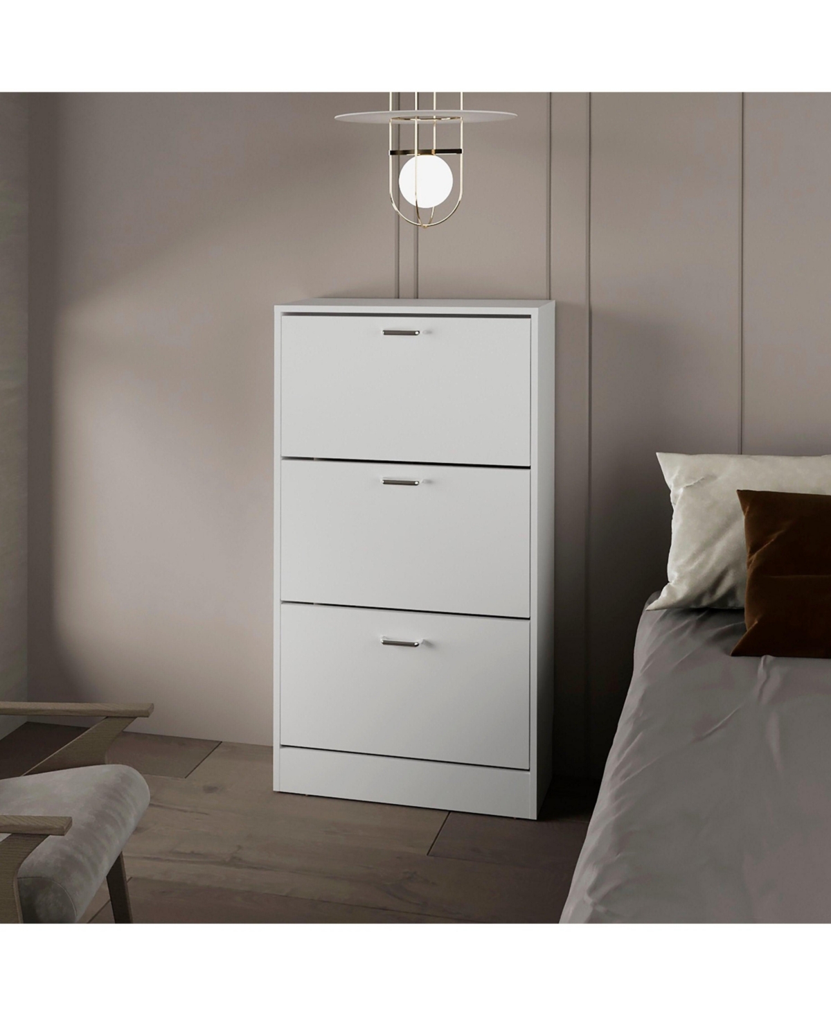 Click here for Fm Furniture Shoe Rack  3 Flip-Down Compartments... prices